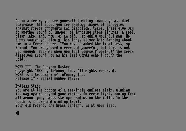 Zork III - The Dungeon Master (1984)(Infocom)[cpm version] - ROMs ...